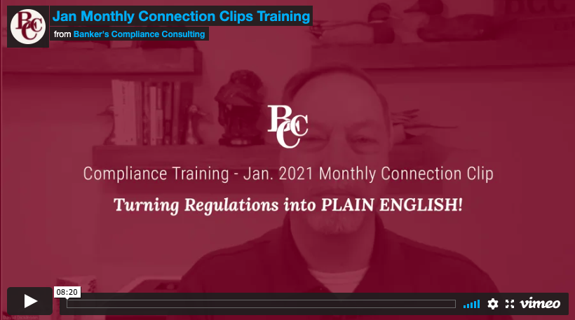 Online Bankers Training Compliance Training - Training Considerations Online Bankers Training Compliance Training - Training Considerations