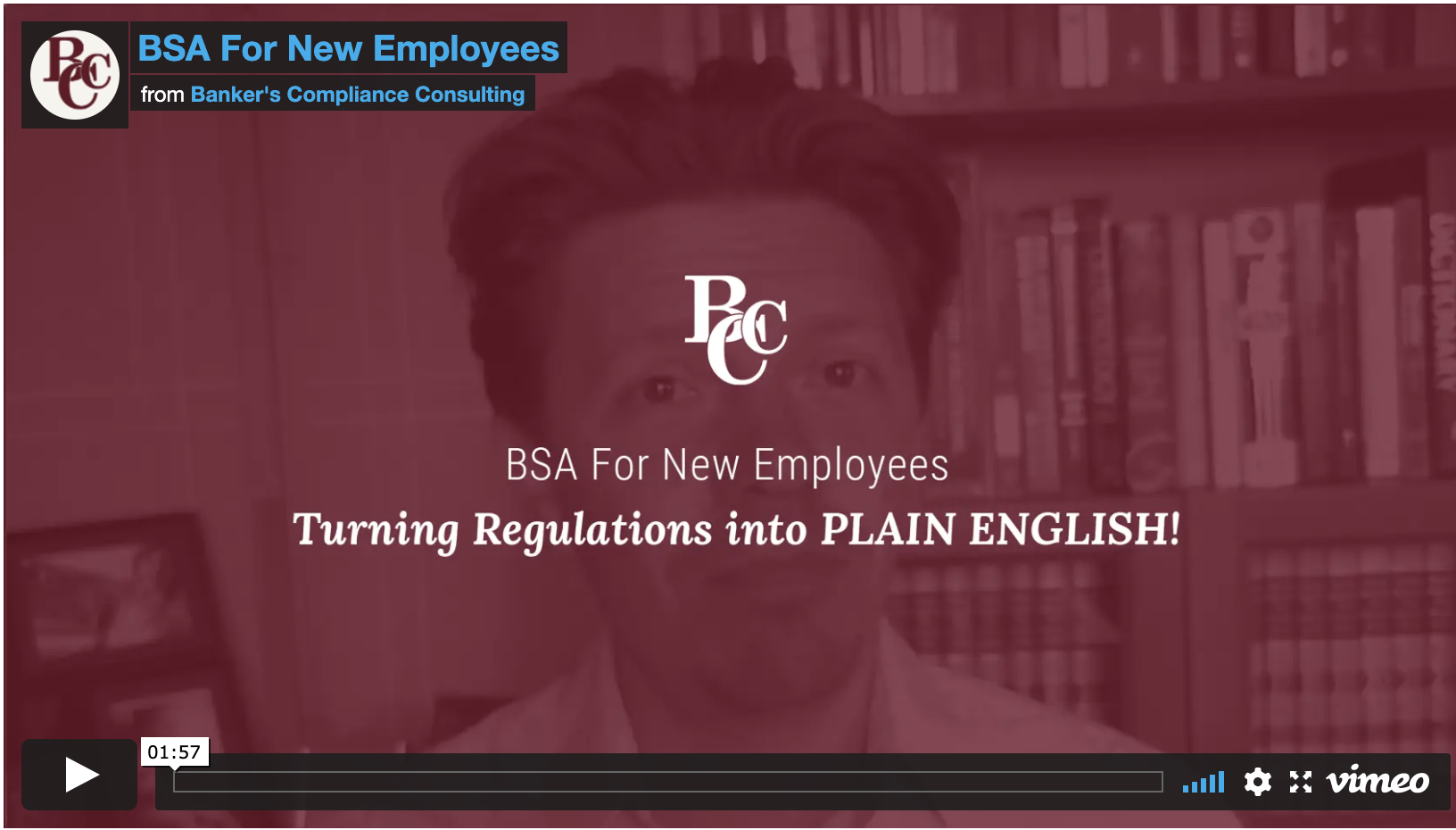 Online Bankers Training - Training New Employees on BSA/AML
